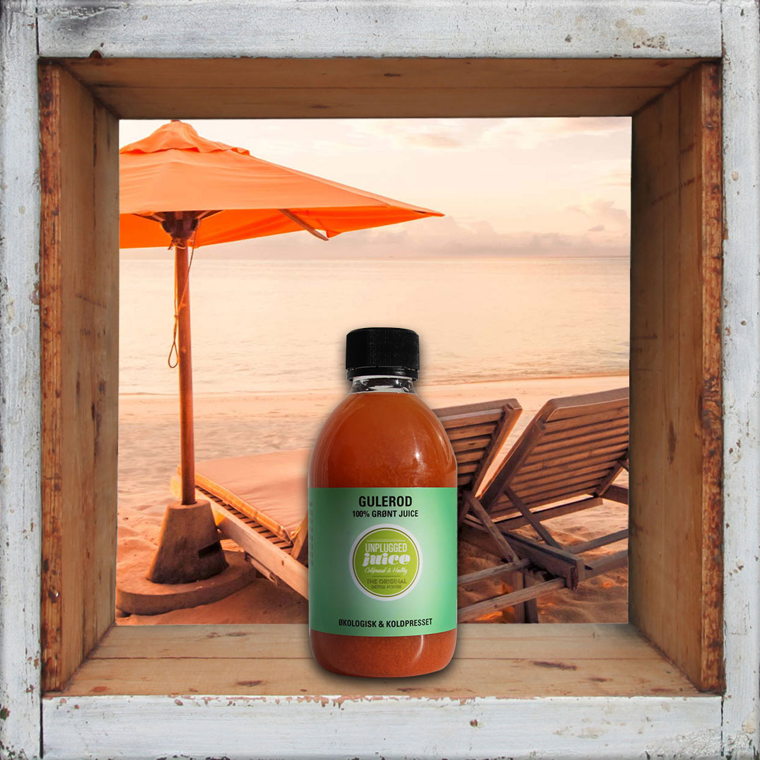 Gulerod 300ml Økologisk Juice med Koldpresset Jordbær, hyldeblomst ...